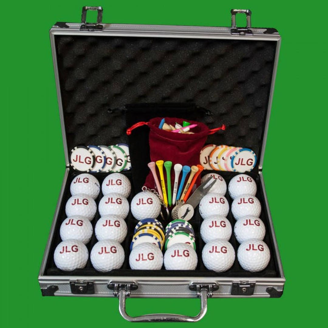 Personalized Gift Set - Golf Tees, Golf Balls, Poker Chip Markers - Etsy