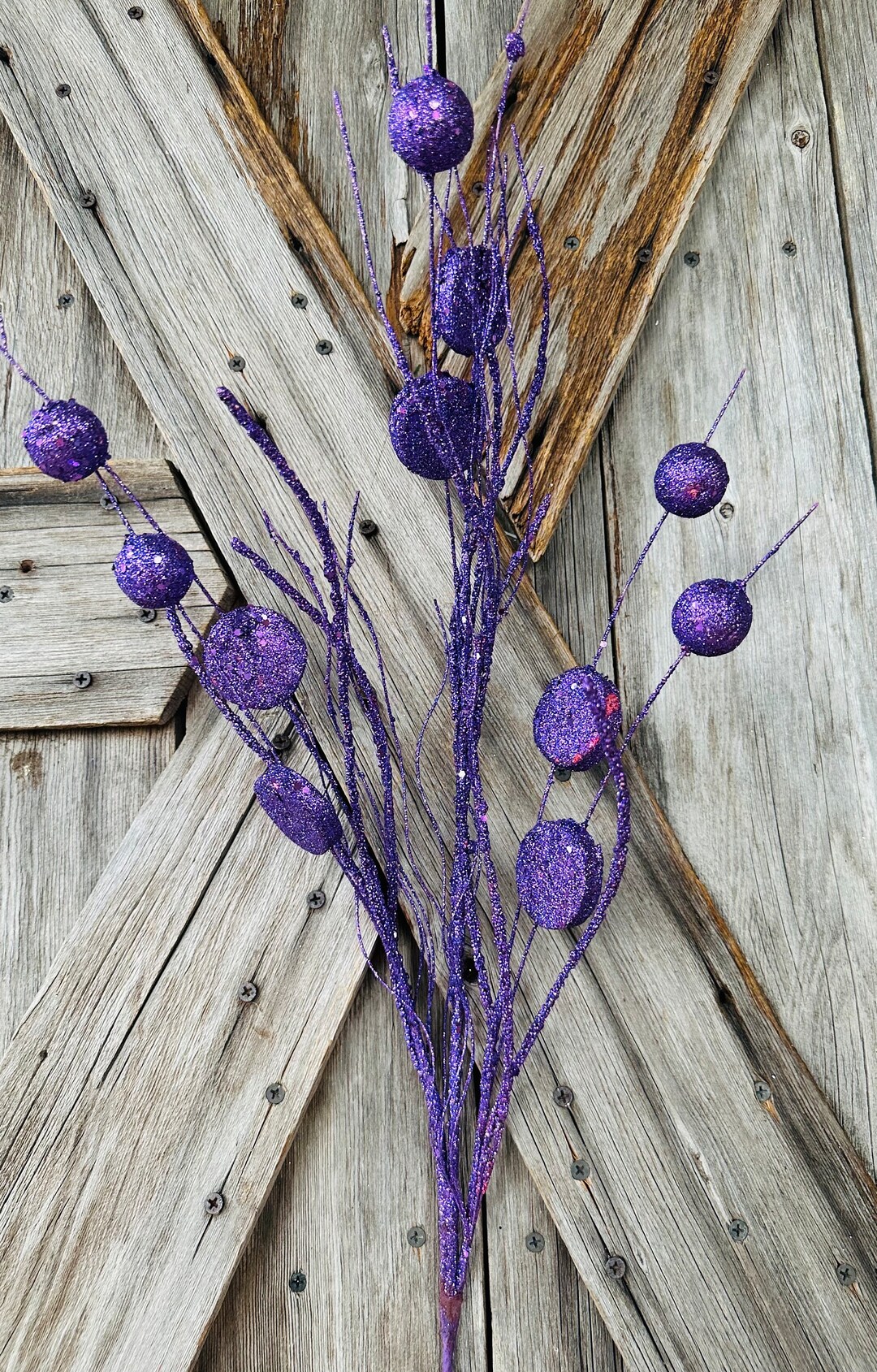 Purple Glitter Coin Spray - Etsy