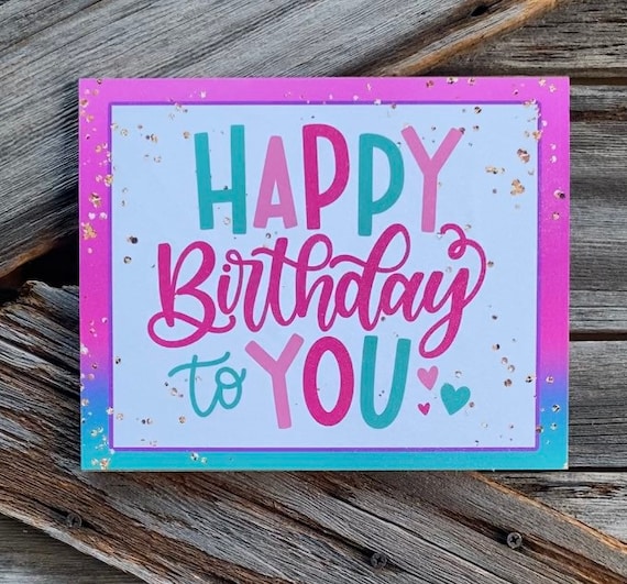 Happy Birthday Sign Everyday Sign Motivational Decor - Etsy
