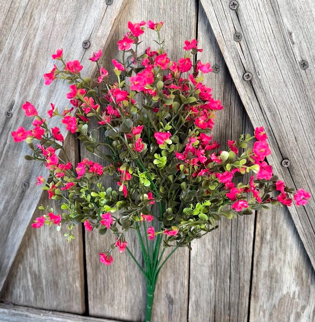 Hot Pink Gypso Bush , Wreath Supply, Floral - Etsy