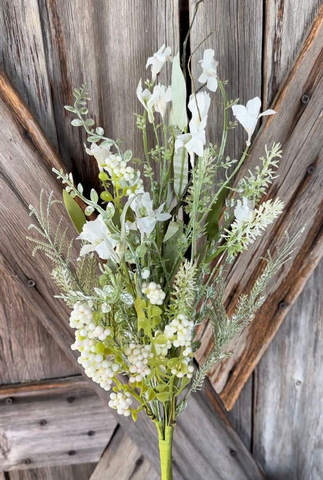 60919 Cream Berry Filler Bush , Wreath Supply, Floral - Etsy