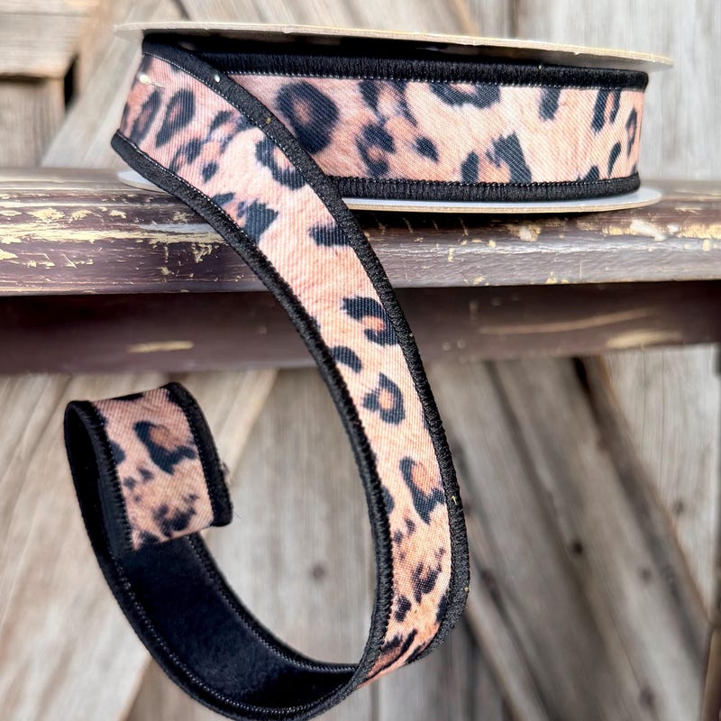 Leopard Print Ribbon 7/8 - Etsy