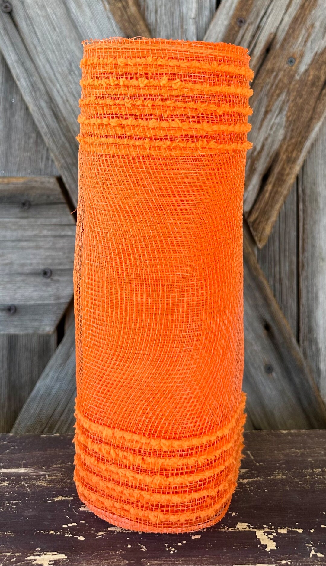 10 Yards, Orange Drift Border Mesh - Etsy