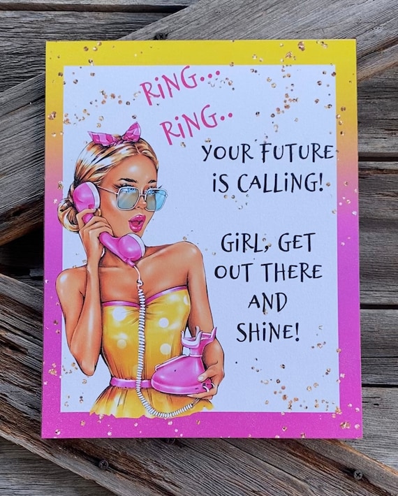 Time to Shine Pink and Yellow Everyday Sign Motivational - Etsy