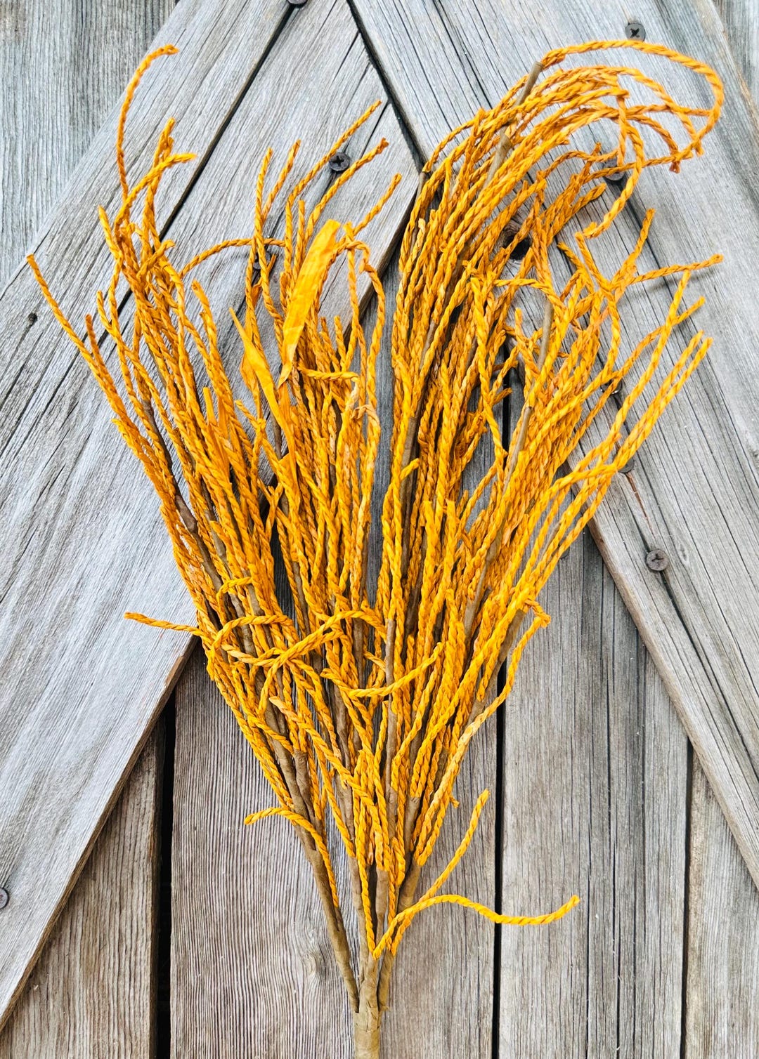 Mustard Wispy Spray , Wreath Supply, Floral - Etsy