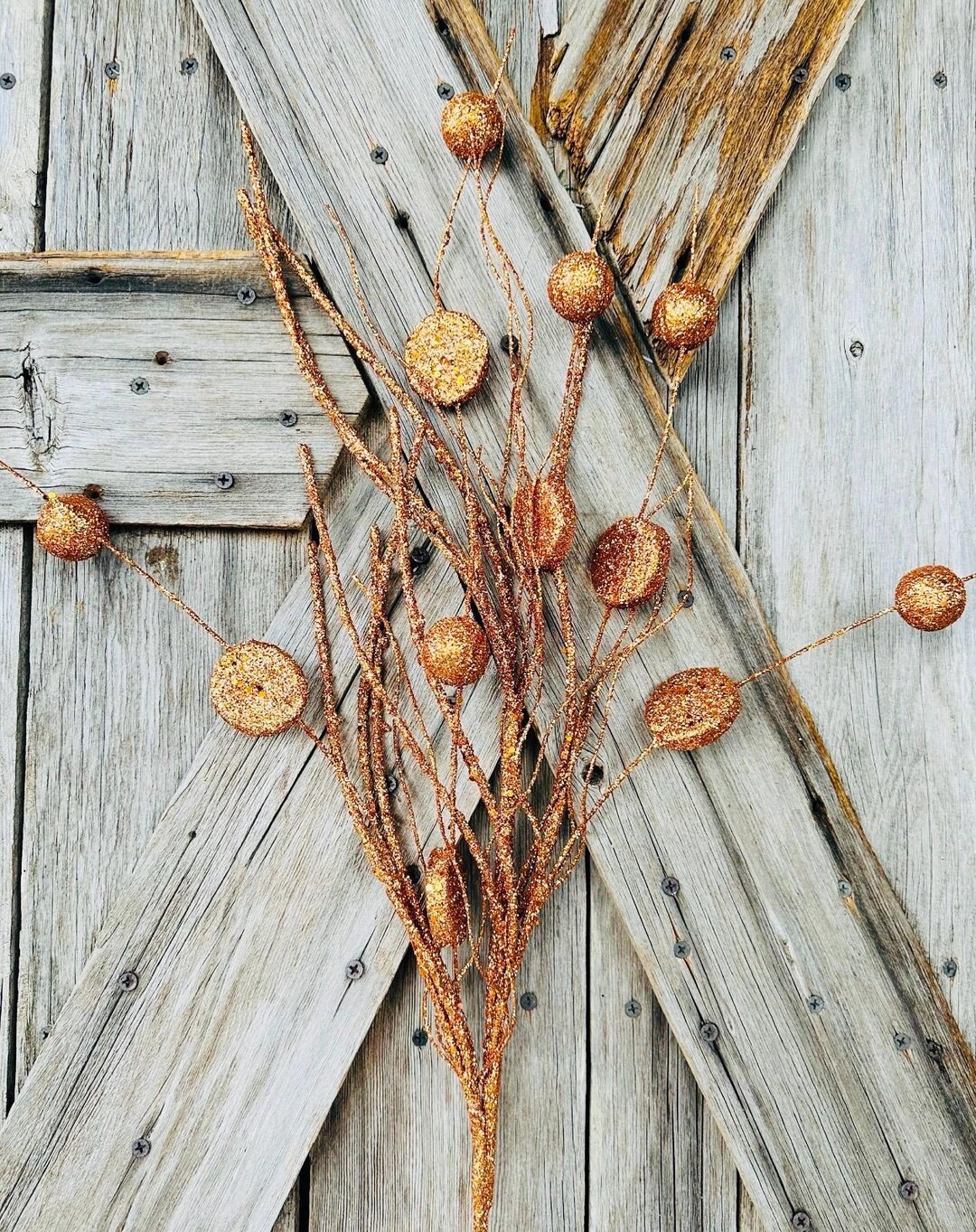 Orange Glitter Coin Spray - Etsy