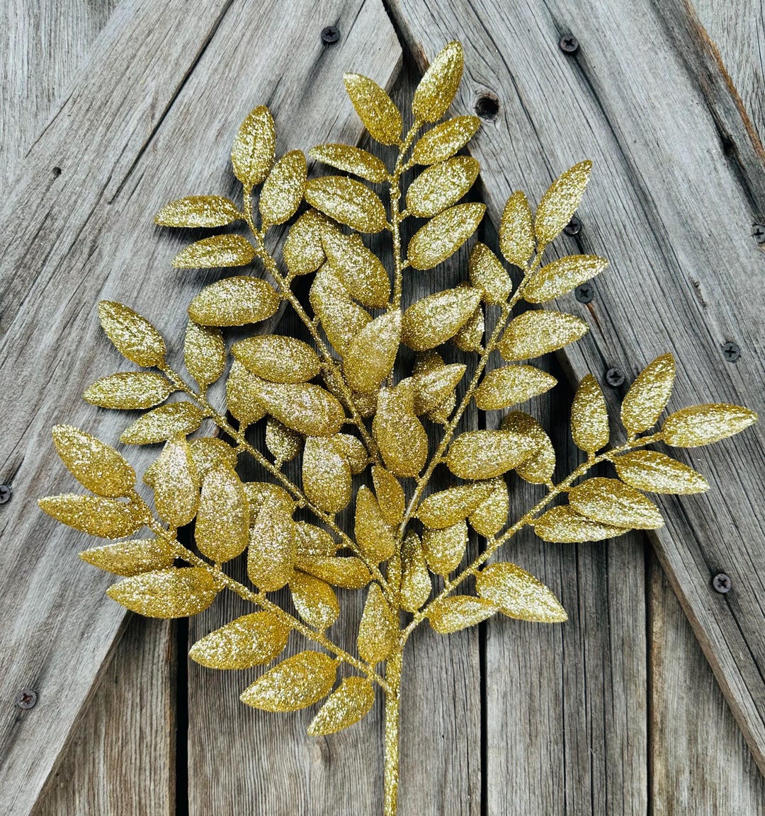 Gold Glitter Honey Locust Spray - Etsy