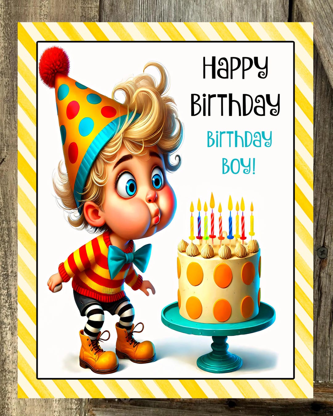 Happy Birthday Birthday Boy Sign, Everyday Sign, Motivational Decor ...