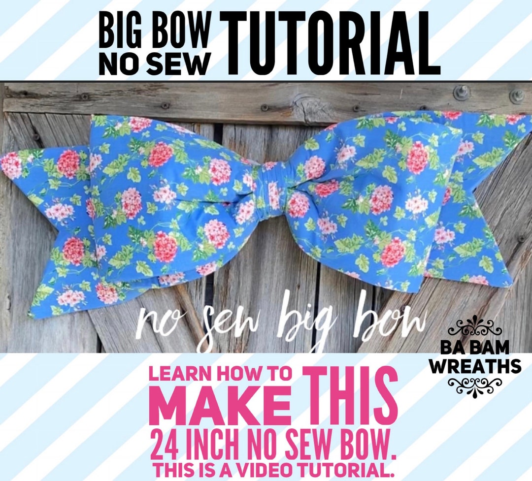Diy Large Bow