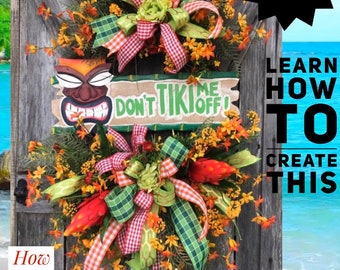 How to Video, How to Wreath, Wreath Tutorial, Summer Wreath, Grapevine ...