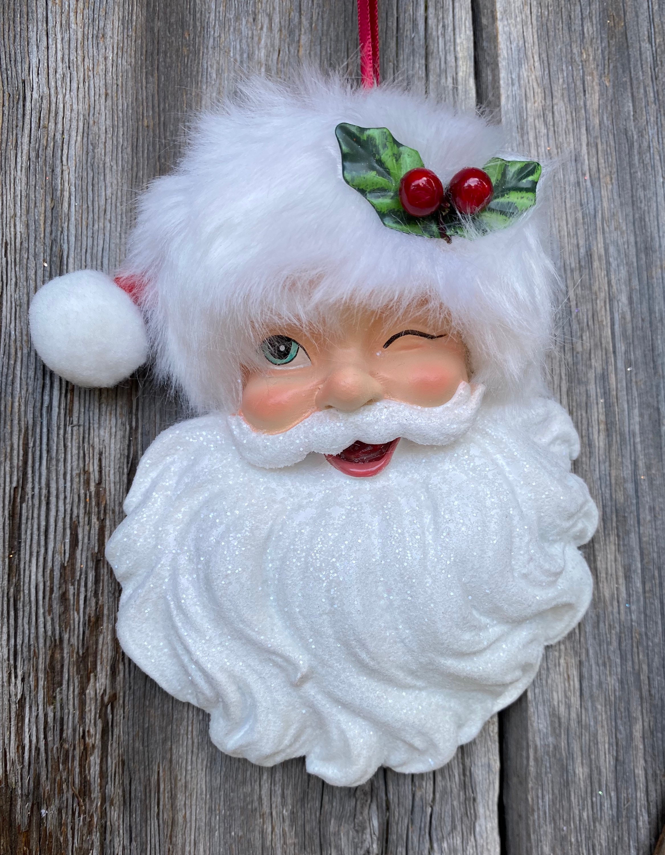 Santa Face Ornament