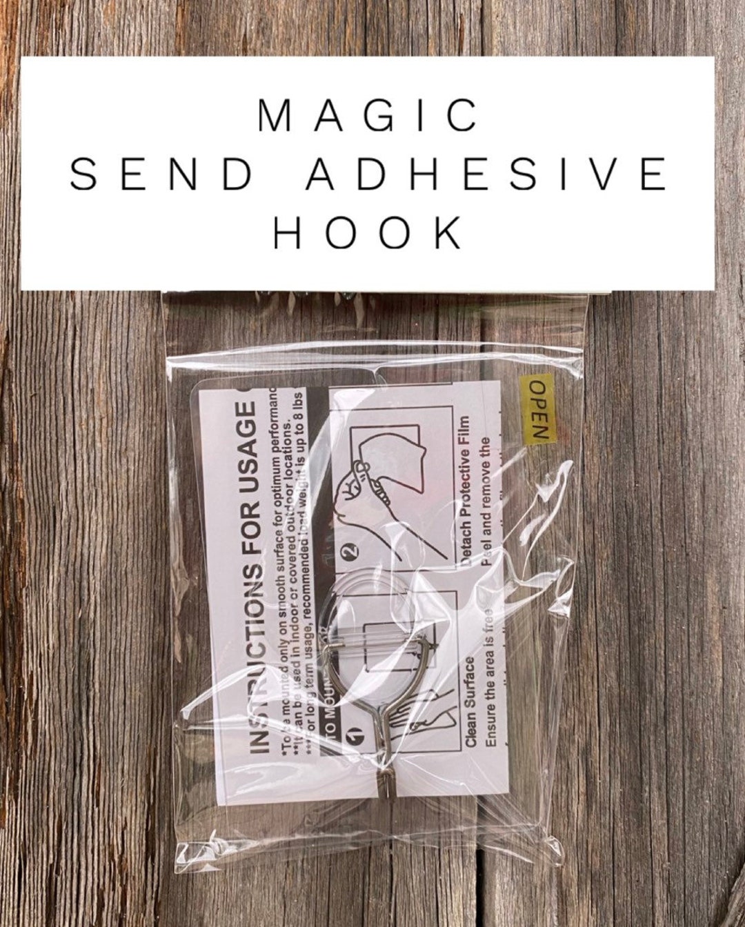Magic Self Adhesive Hook - Etsy