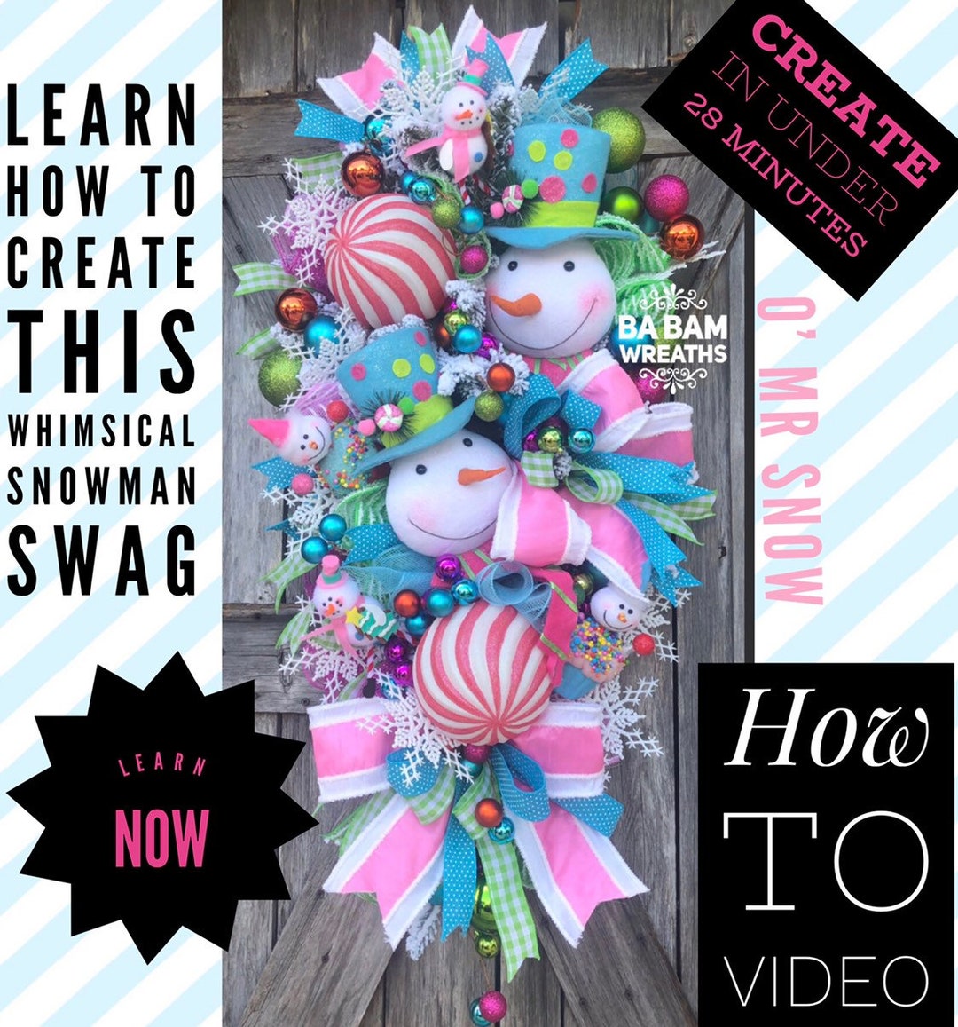 How to Video, How to Wreath, Wreath Tutorial, Christmas Wreath ...