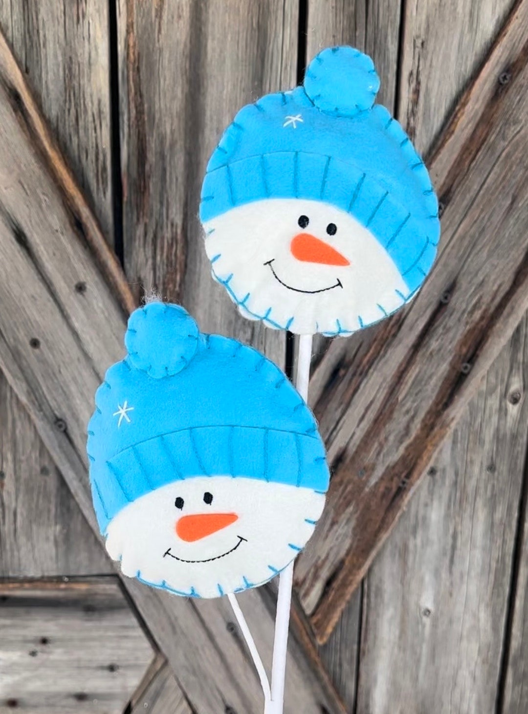 Blue Snowman Spray - Etsy