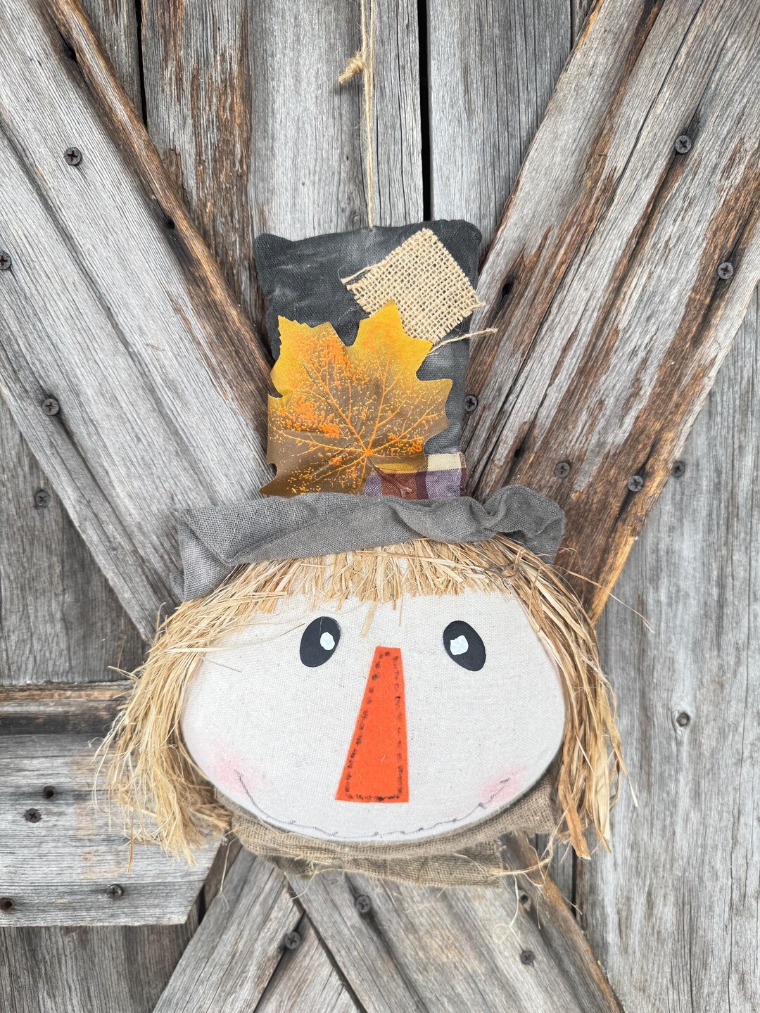 Scarecrow Head 12 Inches - Etsy