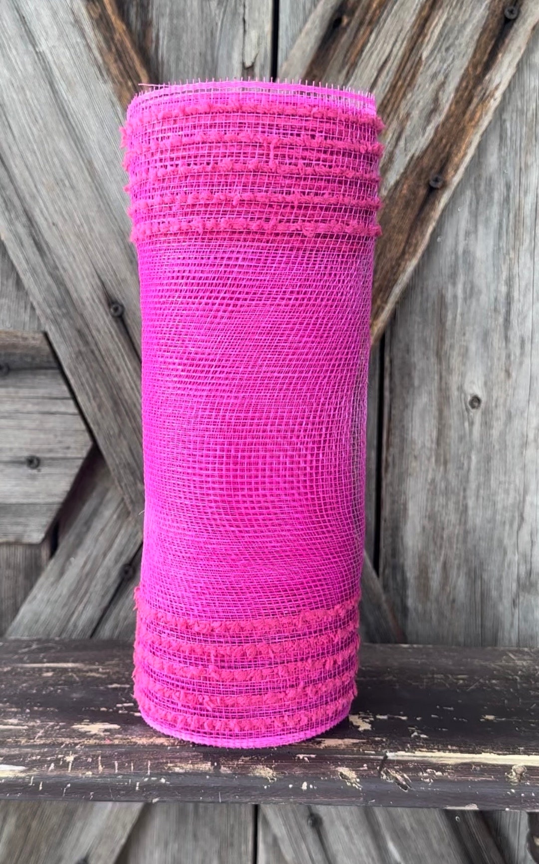 10 Yards, Hot Pink Drift Border Mesh - Etsy
