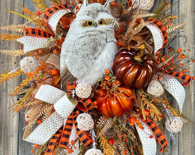 Fall Wreath, Fall Swag, Autumn Swag, Autumn Wreath, Rustic Fall Wreath ...