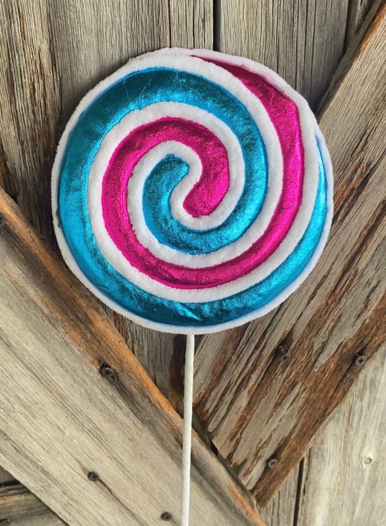 Metallic Blue Pink Lollipop Regular