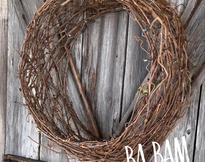 Grapevine Basket, 18 Inches, Wreath Supply - Etsy