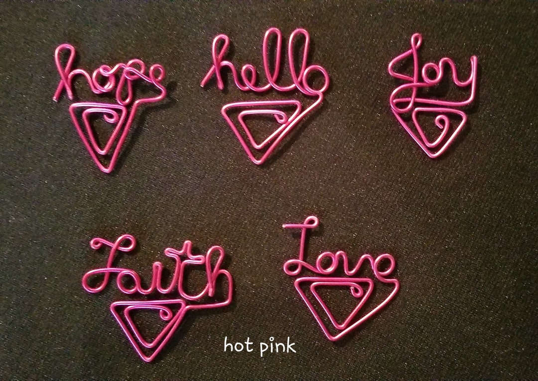 Twisted Wire Paperclip Bookmarks - Etsy