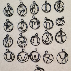SET OF 2 Monogram Letter Paperclips Shaped Paper Clips Custom ...
