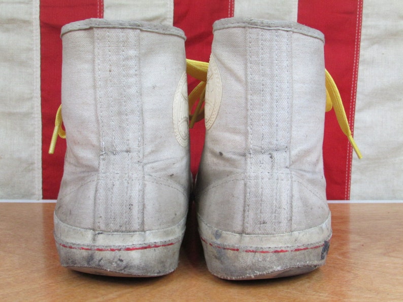 Vintage 1950s Wales Goodyear Canvas Basketball Sneakers High Top Gym ...