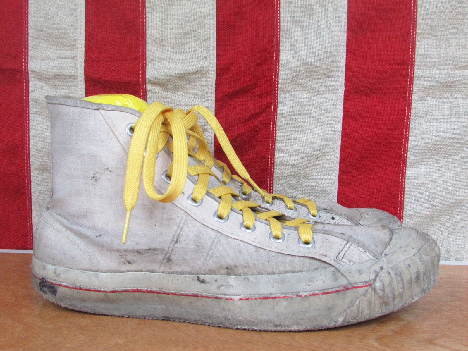 Vintage 1950s Wales Goodyear Canvas Basketball Sneakers High Top Gym ...