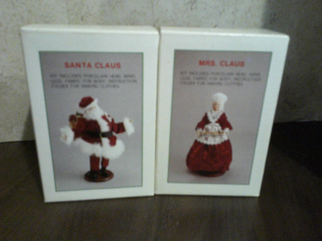 Santa Claus and Mrs Claus Kits - Etsy