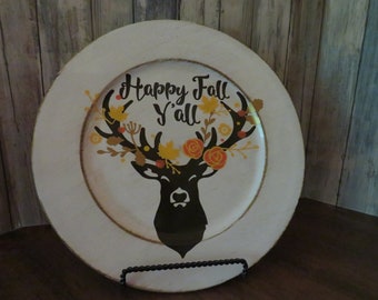 Fall Charger Plate - Etsy