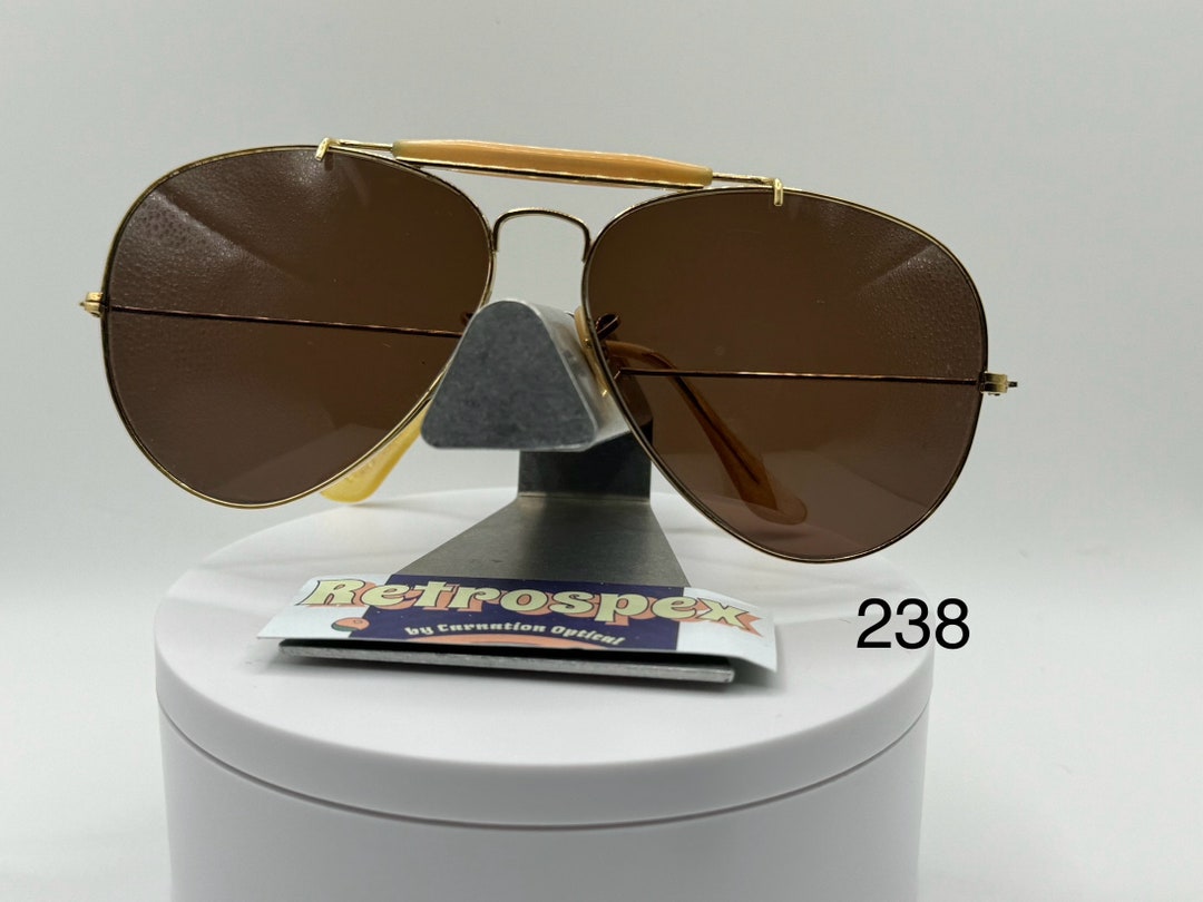 Vintage Refurbished Eyeglasses | Outdoorsman II Aviator Frame | Bausch ...