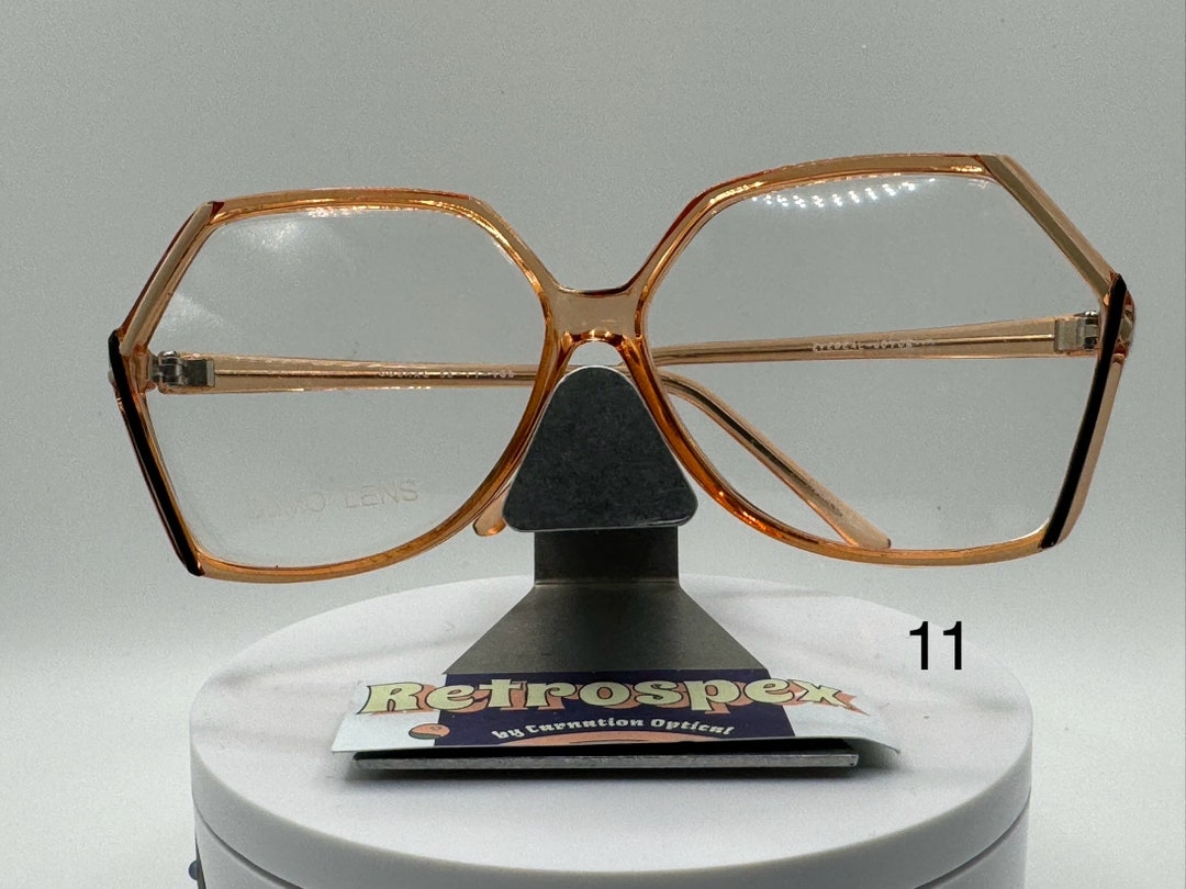 True Vintage Eyeglasses | NOS | Butterfly Plastic Style | Original Demo ...