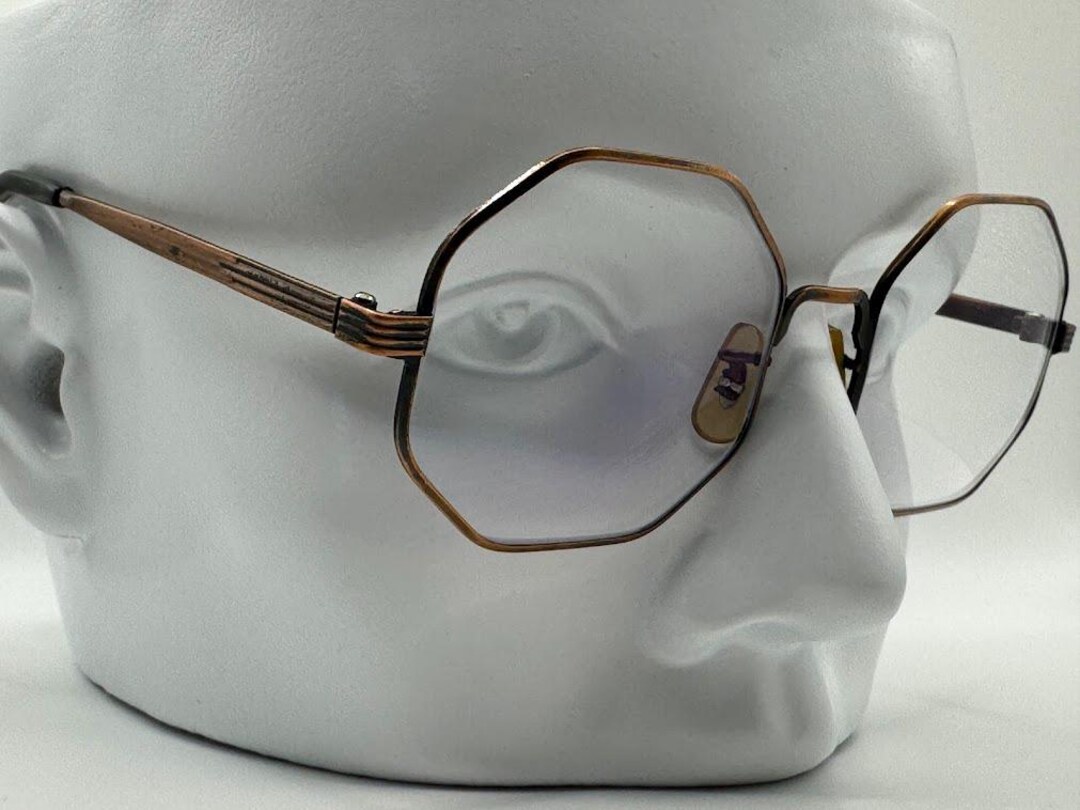 NEW Vintage Oversize Eyeglasses | Non Rx | Clear AR Lens | Octagon ...