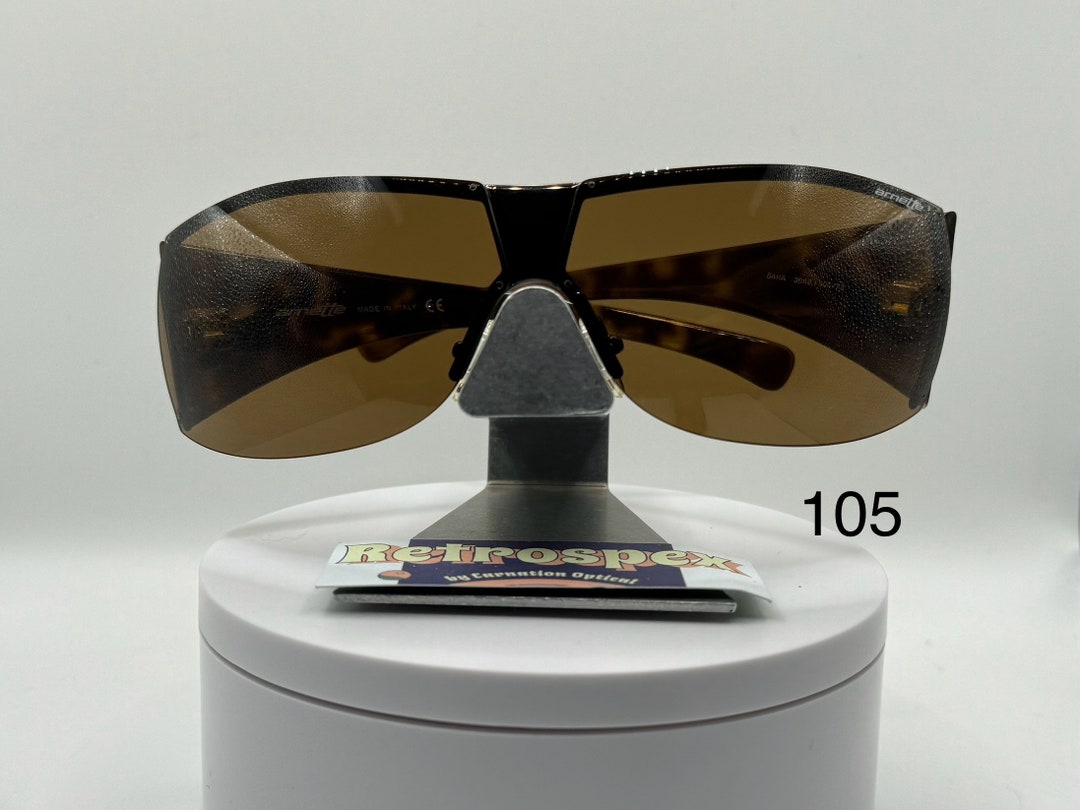 Vintage Designer 1990's-2000's Sunglasses | Shield Style Frame ...