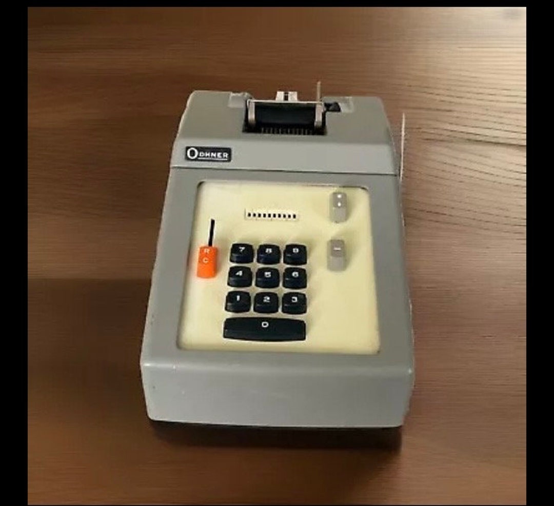 Vintage Original Odhner Adding Machine Calculator Model H11C7 READ DESC ...