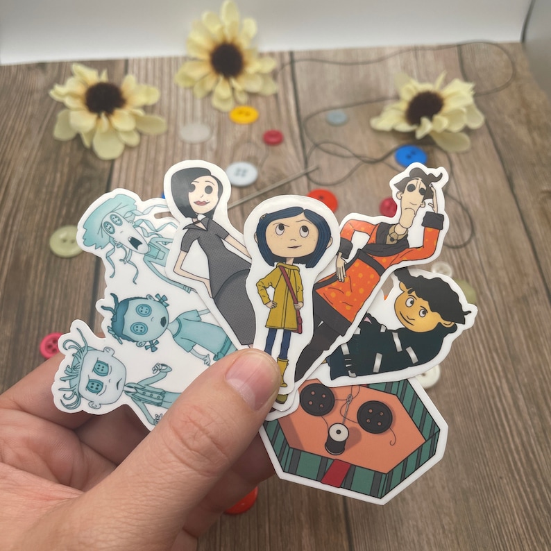 Button Eyes Vinyl Sticker Pack Laptop Decal Water Bottle | Etsy