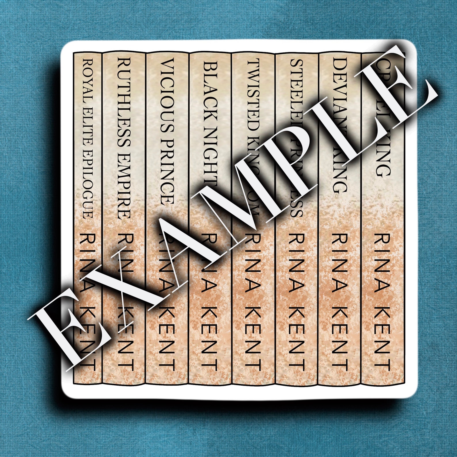 Custom Book Series Sticker - Vinyl Stickers - Waterproof Weather Proof ...