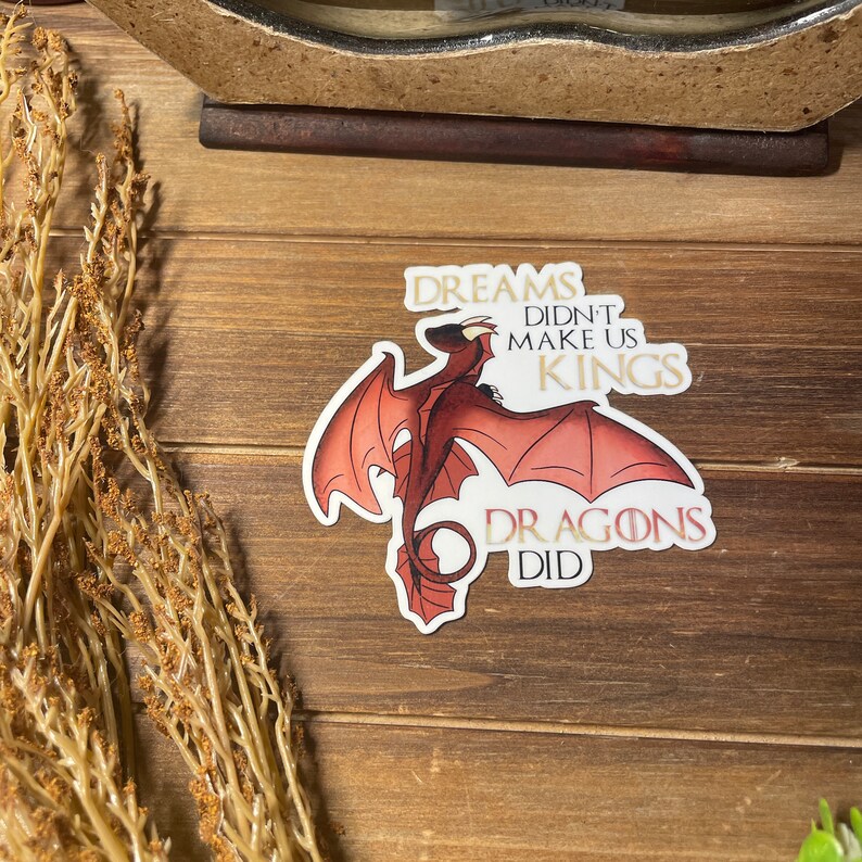 Dragon Kings Inspired Vinyl Sticker - Laptop Decal - Water Bottle ...
