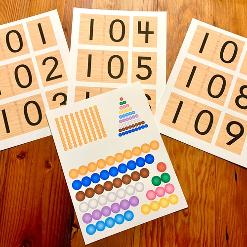 Teens Boards and Beads Montessori Teens Material Small Bead - Etsy