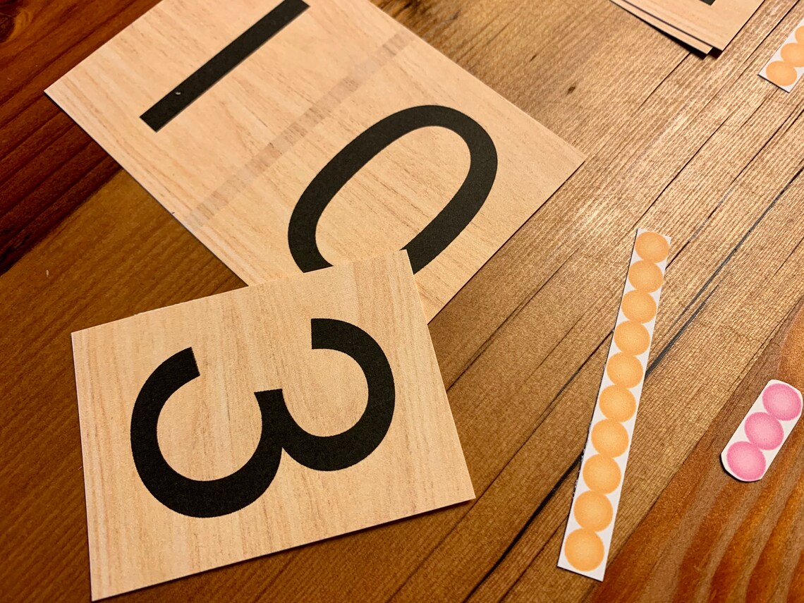 Teens Boards and Beads Montessori Teens Material Small Bead - Etsy