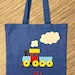 Train Tote Bag for Kids, Cute Personalized Kids Train Bag With Name for ...