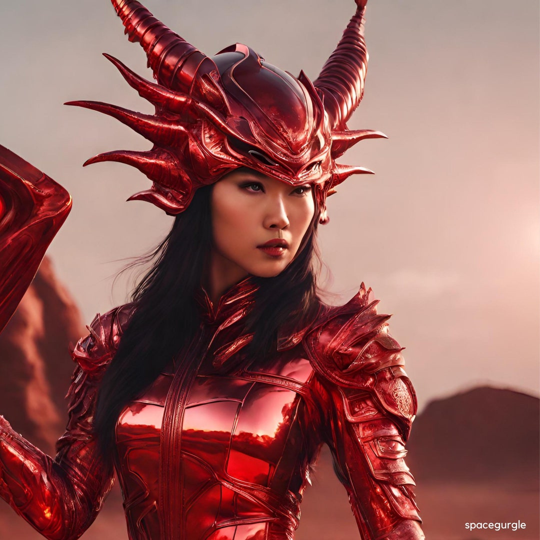 Digital Artist Spacegurgle's Red Chrome Colony, Isidis Planitia Mars ...