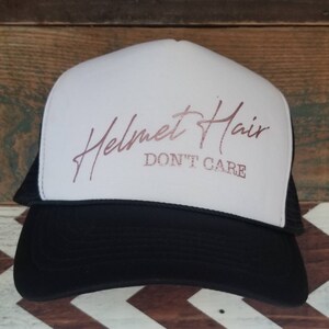 Helmet Hair Don't Care Hat - Etsy