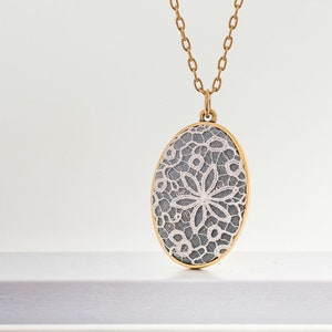 Custom Wedding Dress Fabric Necklace: Lace Keepsake Memory Pendant - Etsy