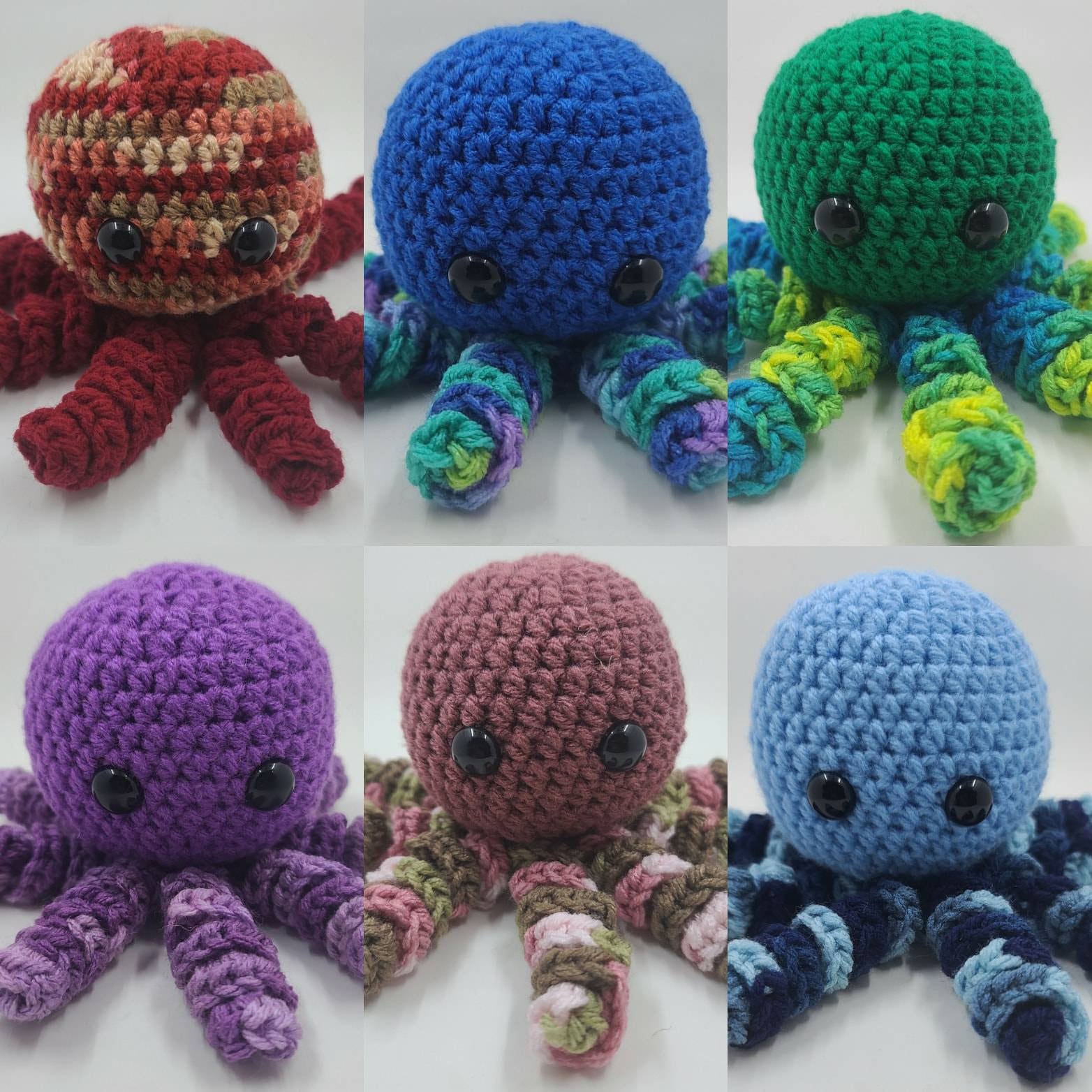 Crochet Plush Octopus, Octopus Plush Crochet, Stuffed Octopus, Toy ...