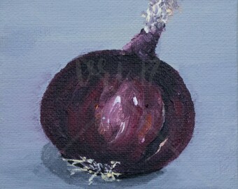 Onion painting | Etsy