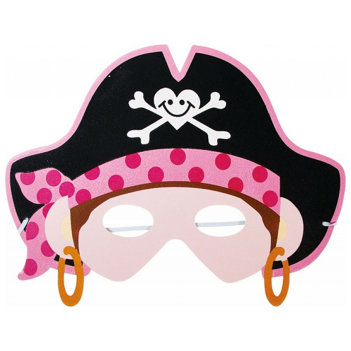 6 X Pink Pirate Masks same Design Foam EVA - Etsy