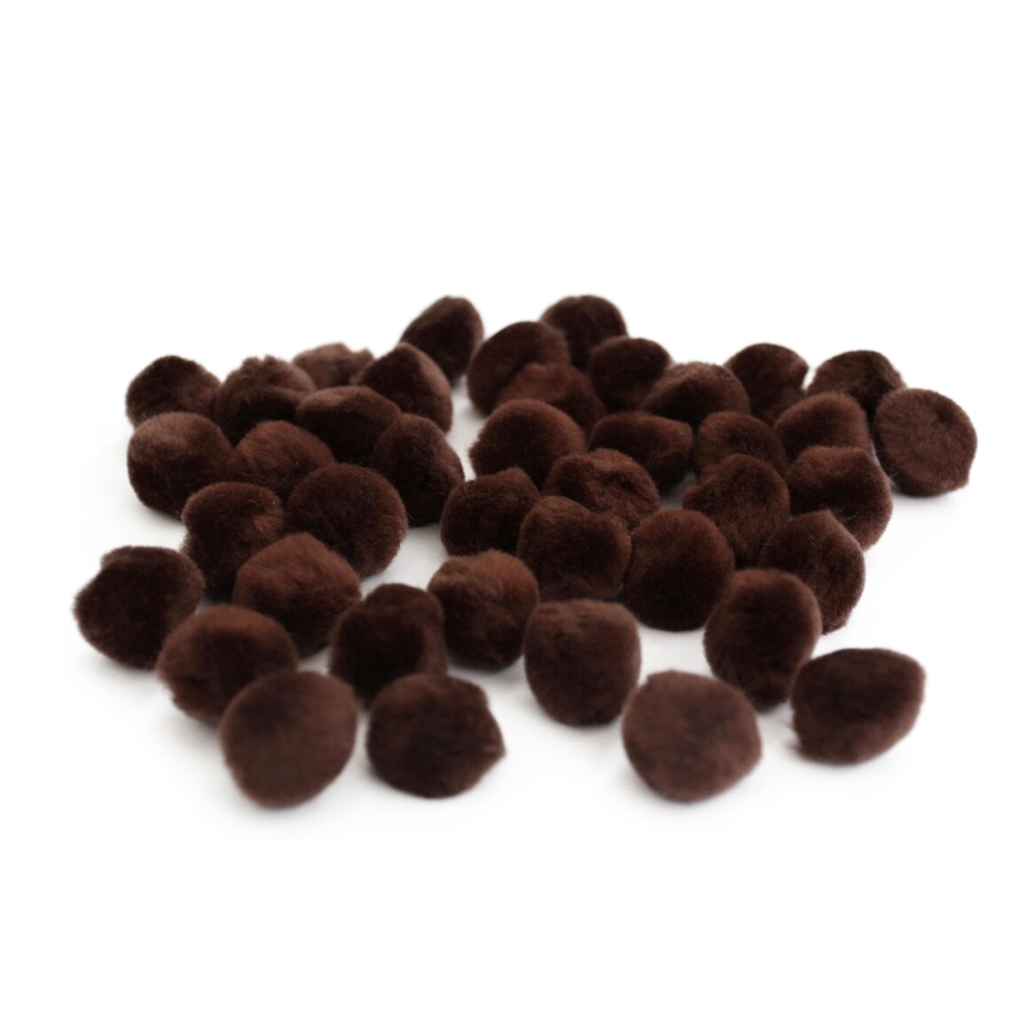 Brown 25mm Pom Poms 2.5cm / 1 Chenille Fluffy | Etsy