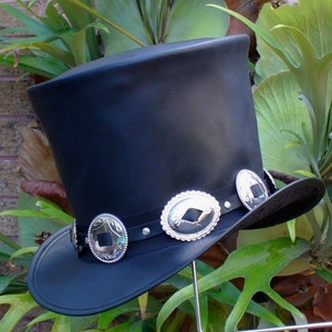 Black Leather Hand Crafted Slash Tribute Guns 'N Roses Hard Rock Band ...