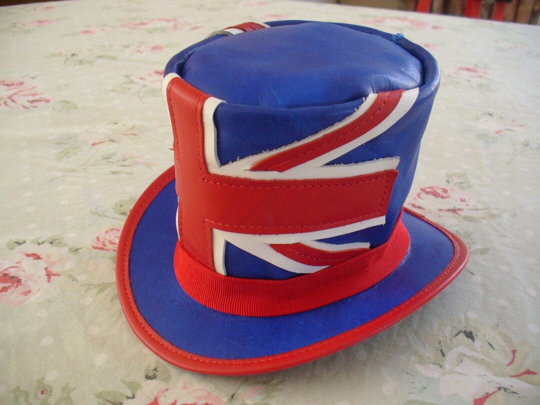 Union Jack Mini Fascinator Top Hat - Etsy