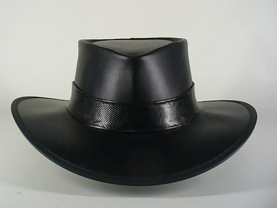 Black Leather Axl Rose Style / Guns 'n Roses Tribute Hat - Etsy